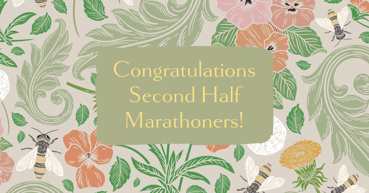 Congratulations Half Marathoners! – The Poetry Marathon