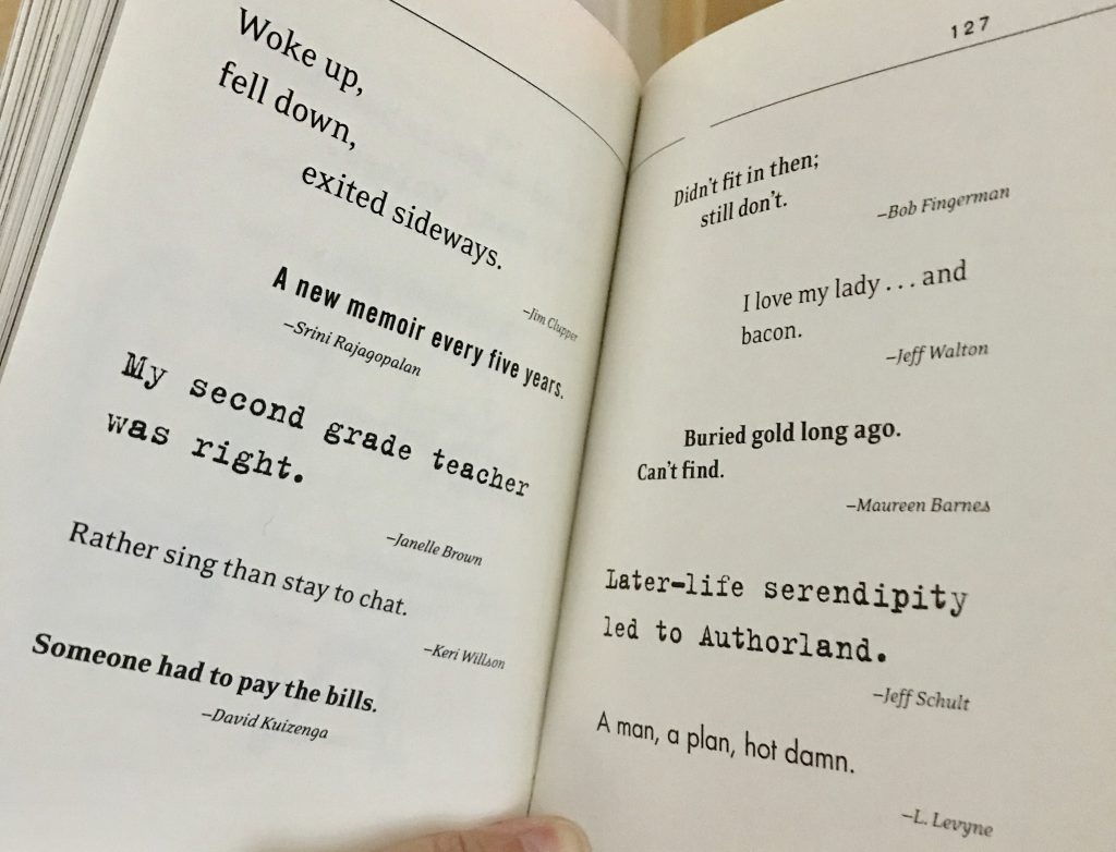 Six-Word Memoir Poem – The Poetry Marathon