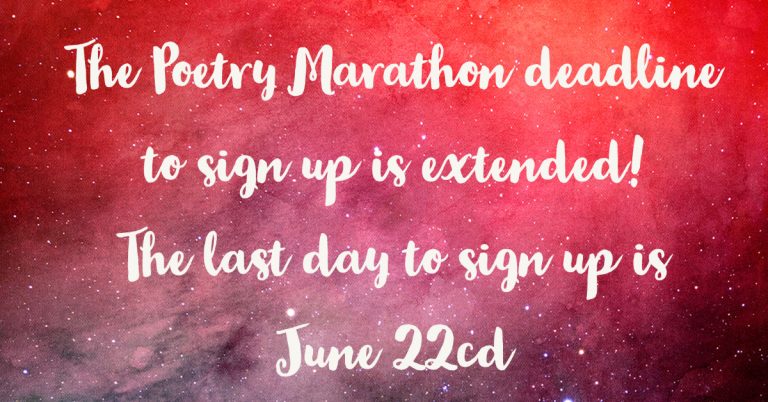 We’ve extended the deadline for the 2021 Poetry Marathon. – The Poetry ...