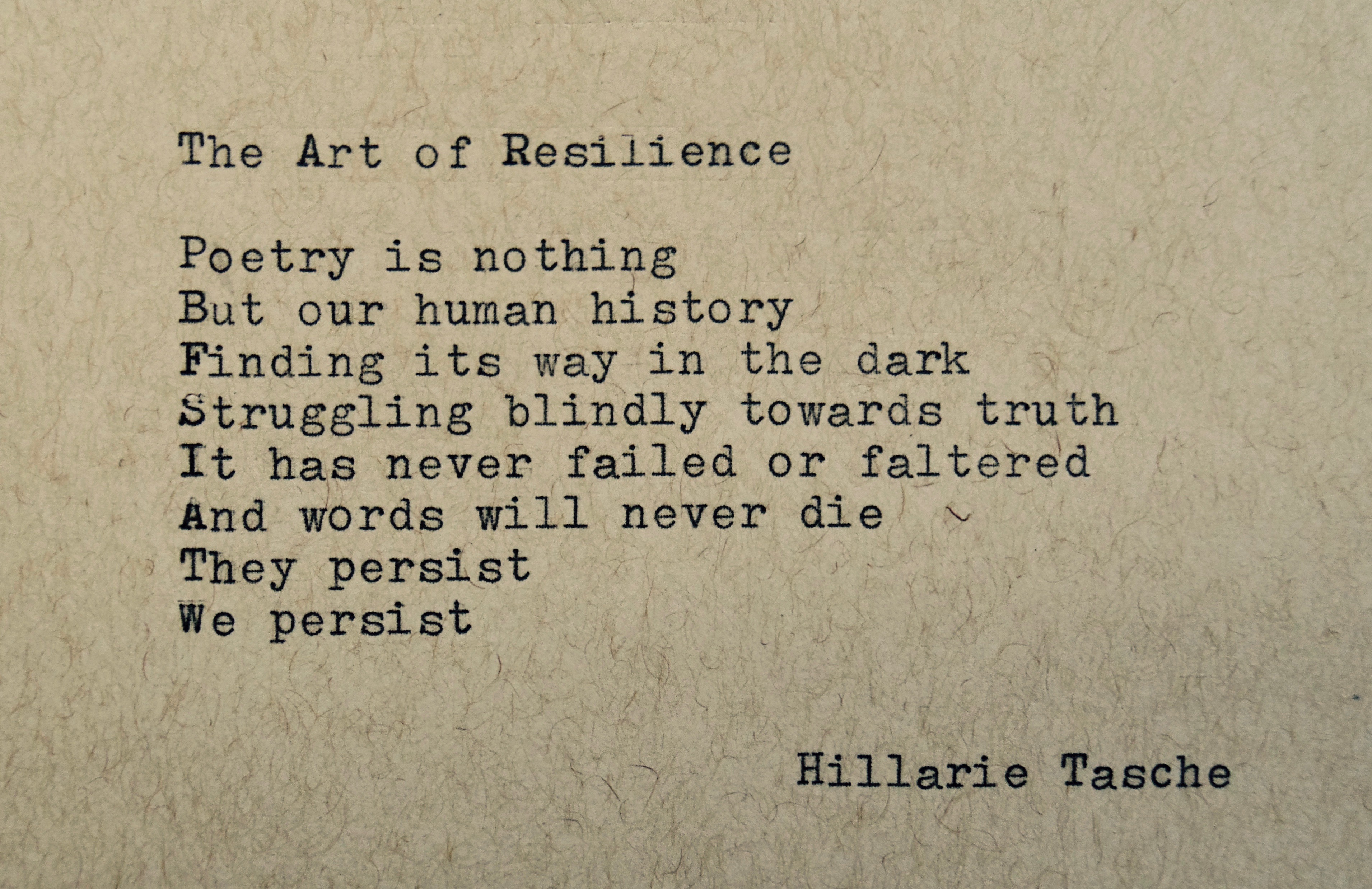 The Art of Resilience – The Poetry Marathon